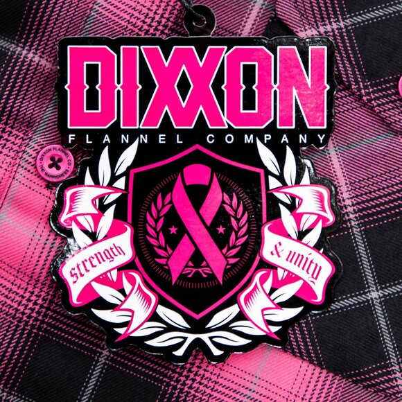 DIXXON | Shirts | Dixxon Flannel Warrioress Breast Cancer Limited ...